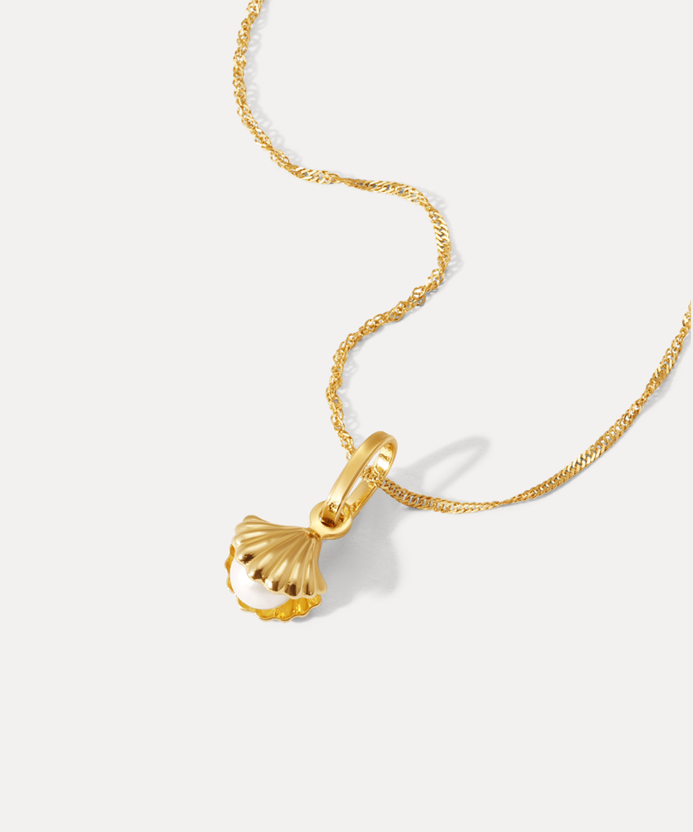 Pearl In Shell Necklace | Shop Real 14k Gold – ALLICIANTE